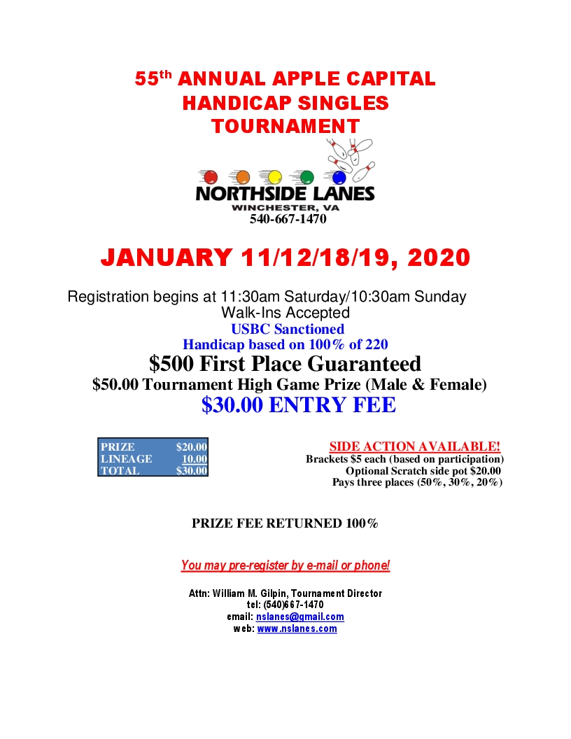 Northside Lanes > LEAGUES > TOURNAMENTS